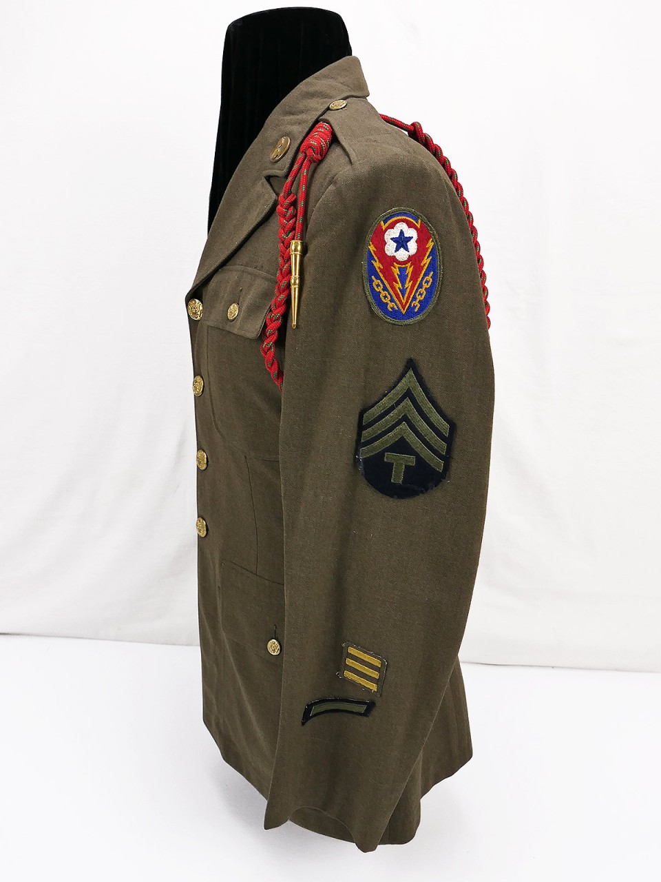 US ARMY WW2 Class A Uniform Enlisted Men T/4 - 37R | Lomax Militaria