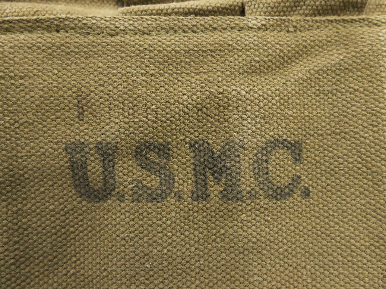Original USMC WW2 MP Thompson magazine pouch Marine Corps for 5x stick ...