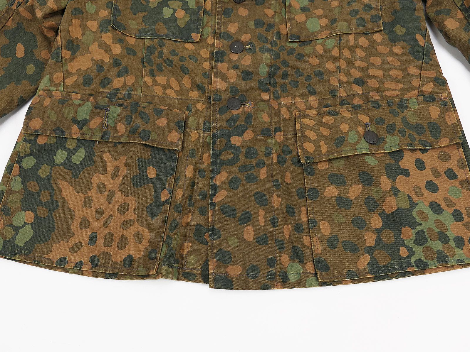 RARE Waffen SS four-pocket skirt camouflage jacket Pea Dot Uniform ...