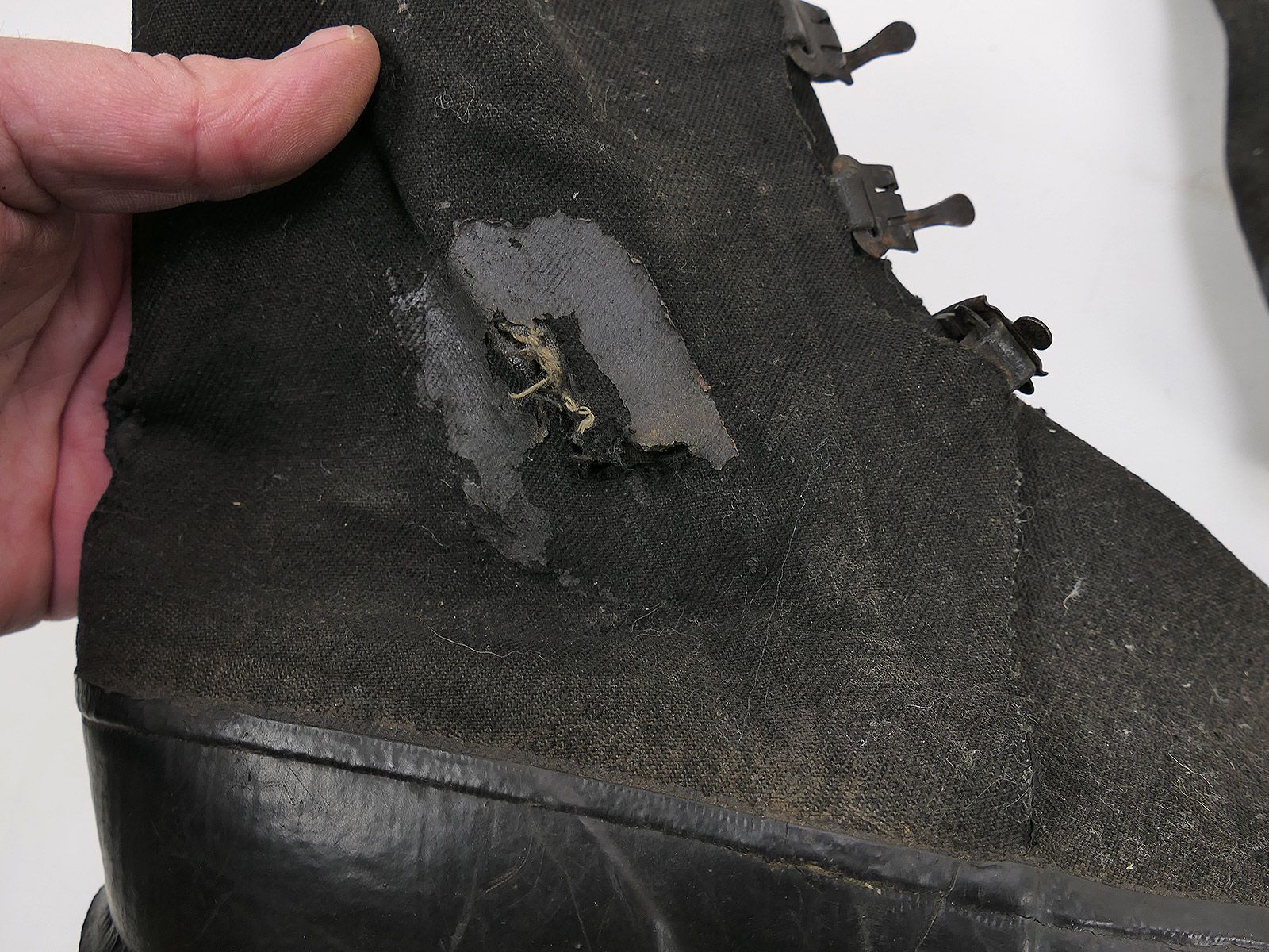 US ARMY WW2 Overshoes Arctic Rubber Over Boots Size 9 Sole length 32 ...