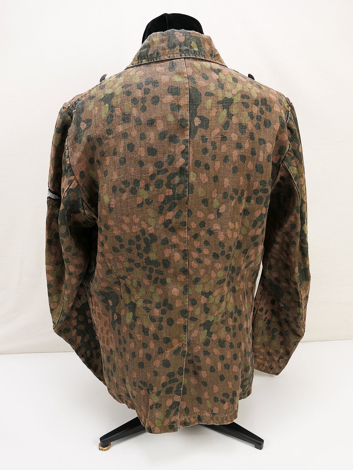 RARE Waffen SS four-pocket skirt PINK SALMON camouflage jacket Pea Dot ...