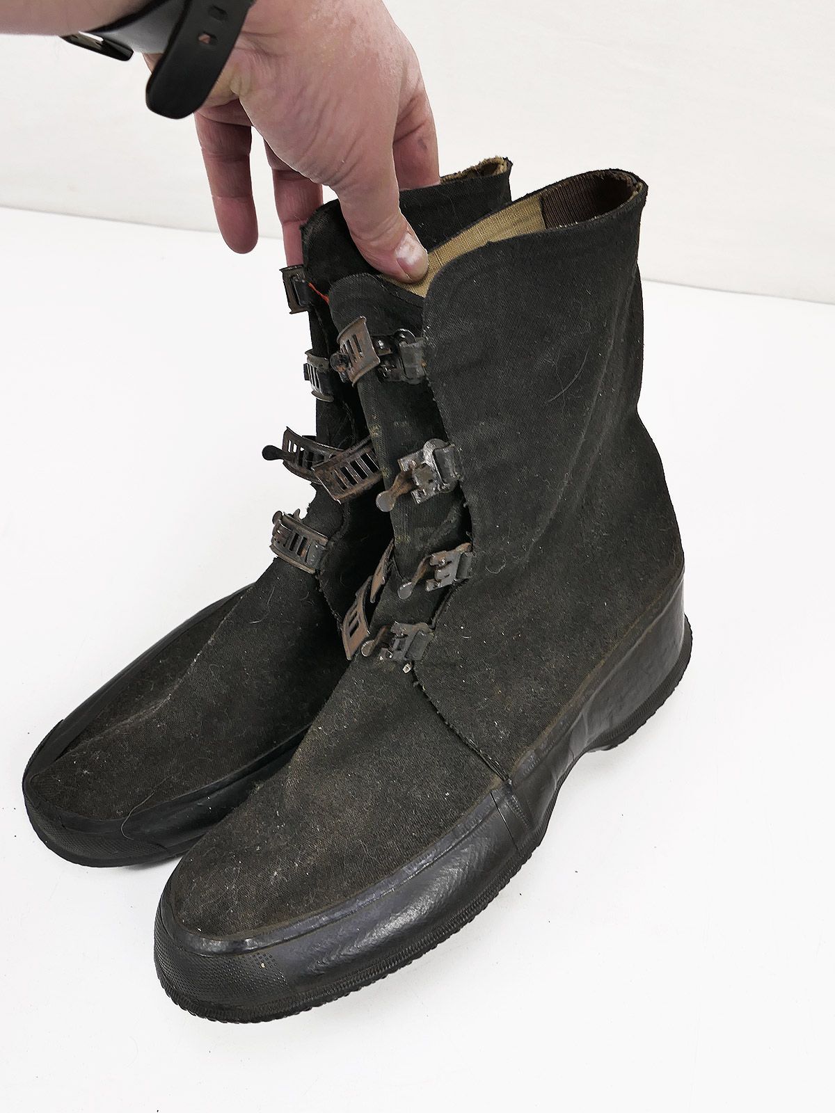 US ARMY WW2 Overshoes Arctic Rubber Over Boots Size 9 Sole length 32 ...