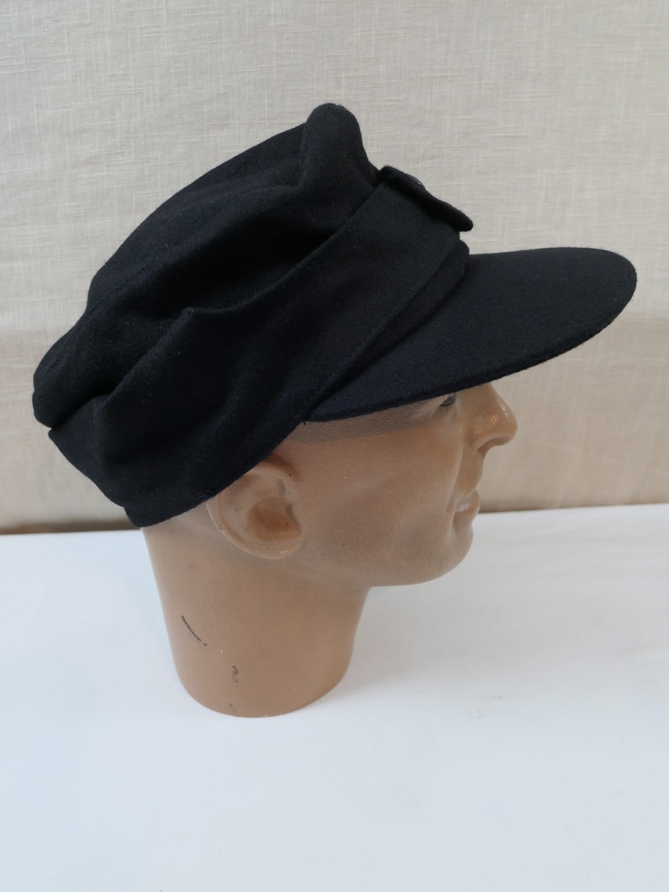 Wehrmacht M43 field cap tank black tank cap | Lomax Militaria