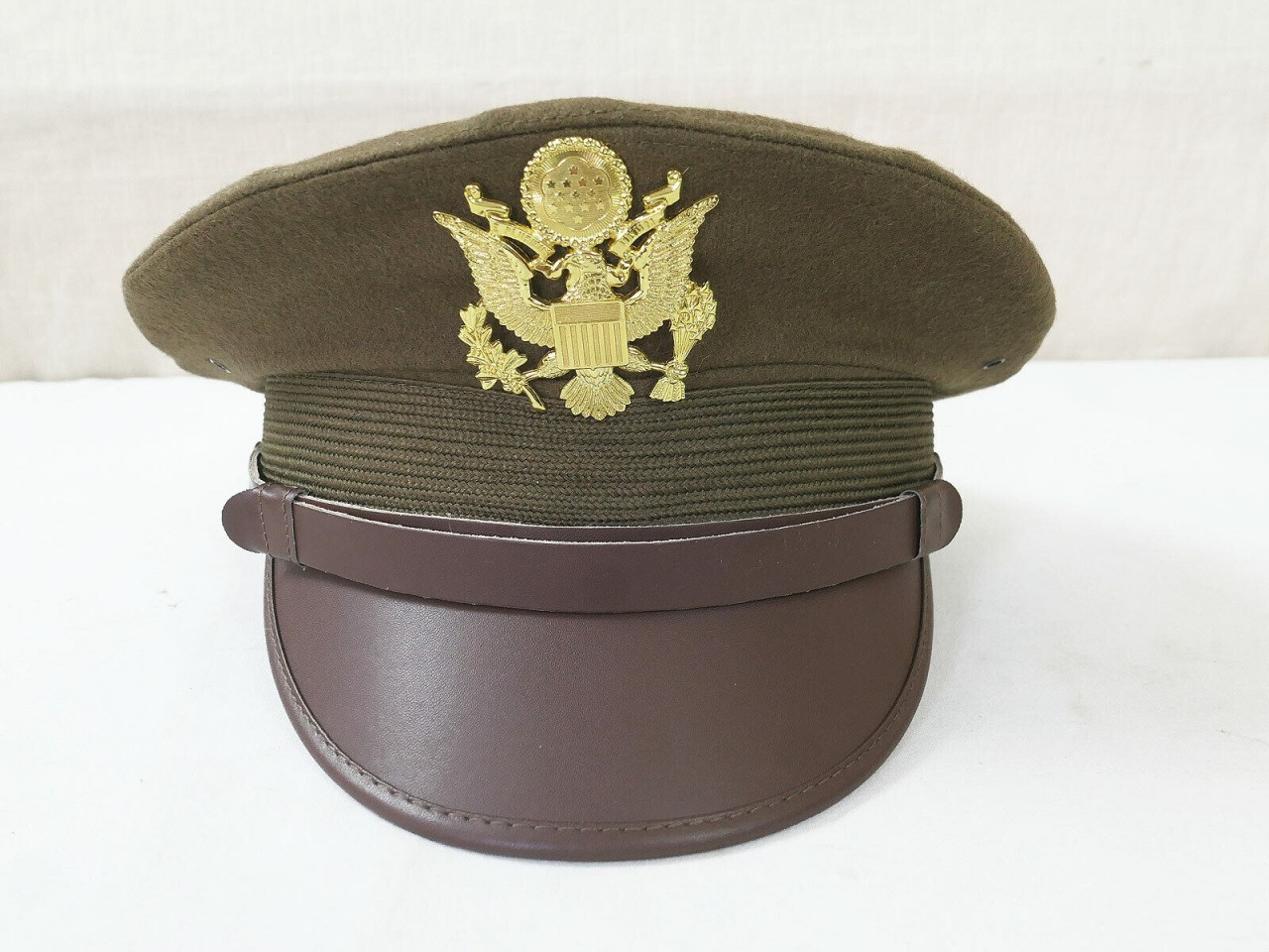 US ARMY WW2 Officer Crusher cap VISOR HAT Visor Cap Officer | Lomax ...