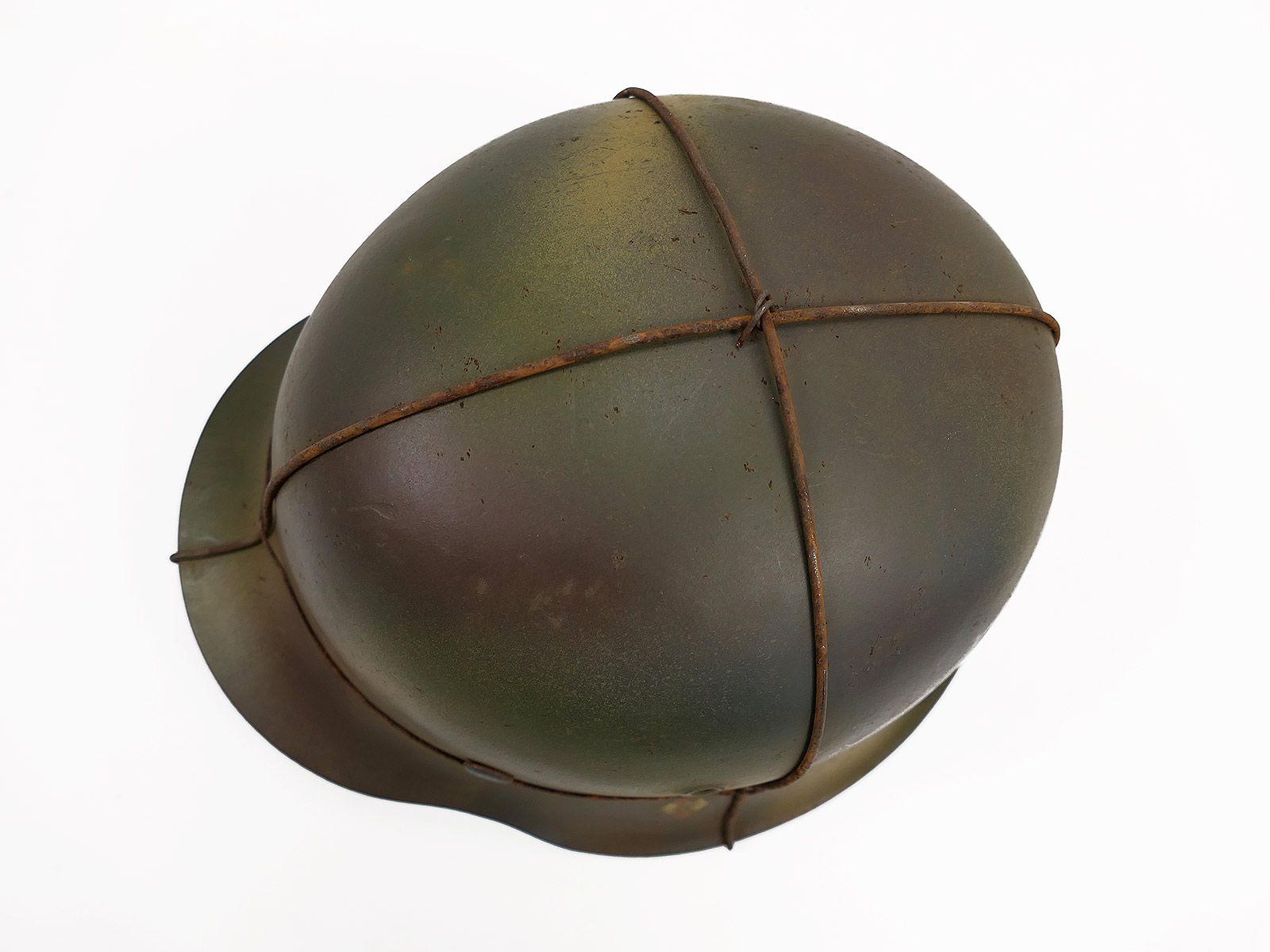 Luftwaffe DD steel helmet ET62 M42 camouflage helmet, HJ anti-aircraft ...