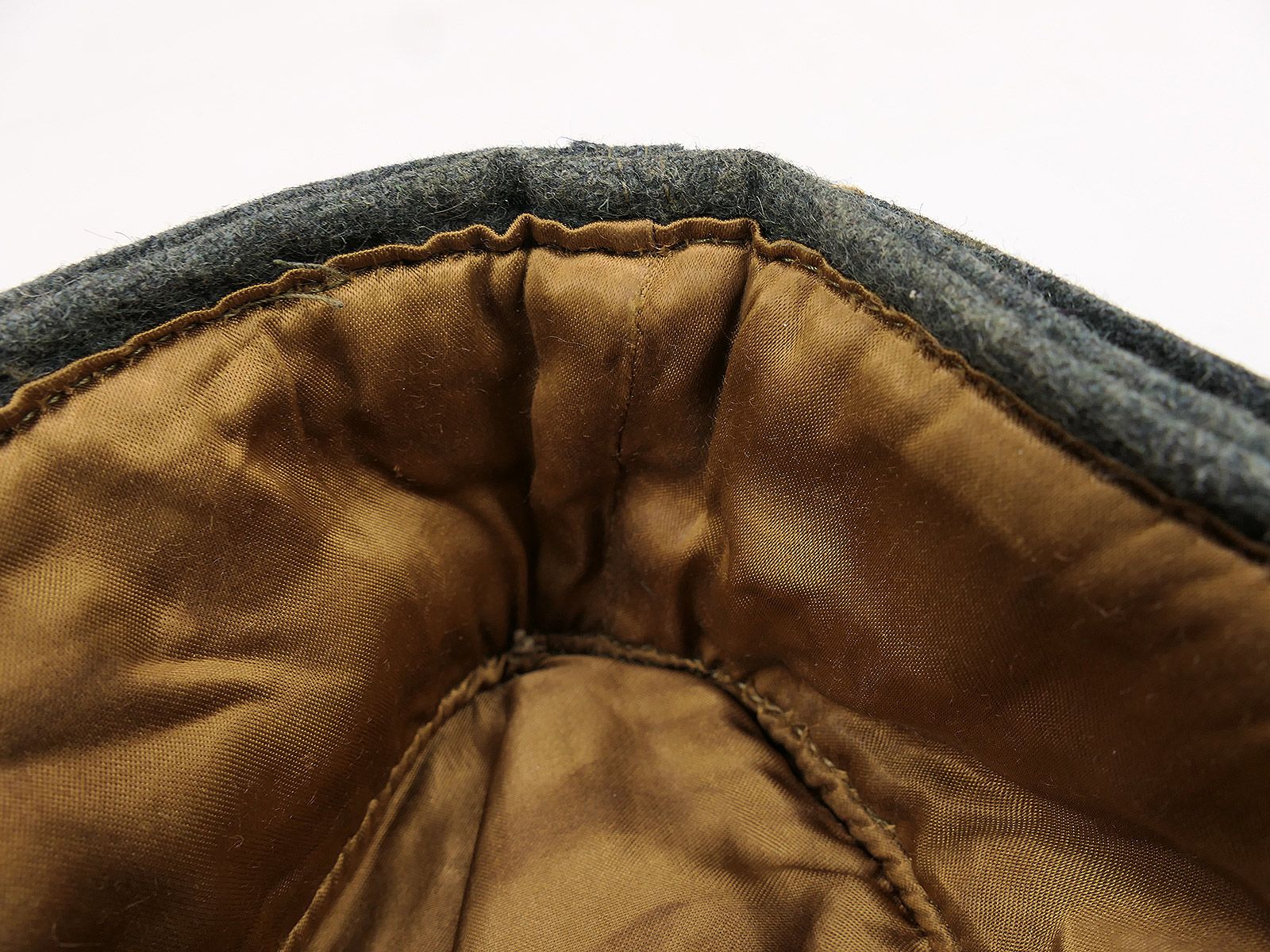 Antique M43 field cap, Wehrmacht, original Italian wool fabric ...