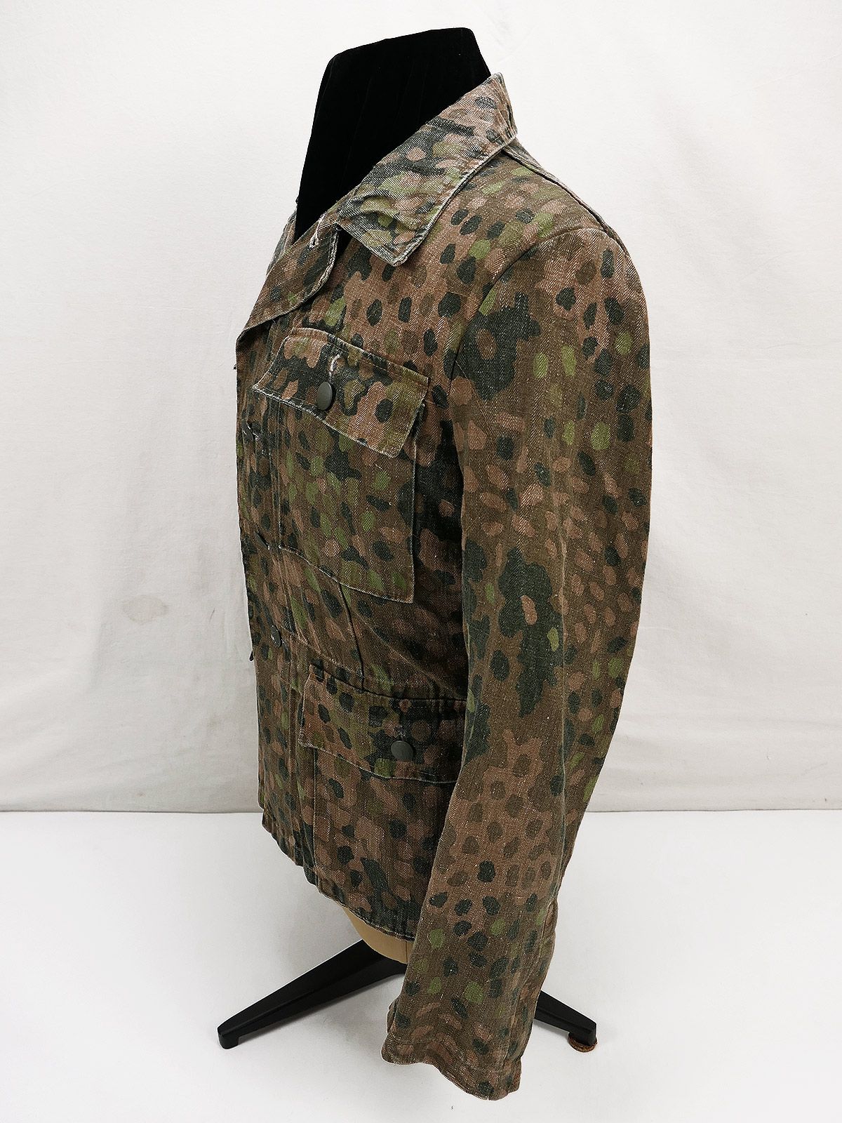 RARE Waffen SS four-pocket skirt camouflage jacket Pea Dot Uniform ...