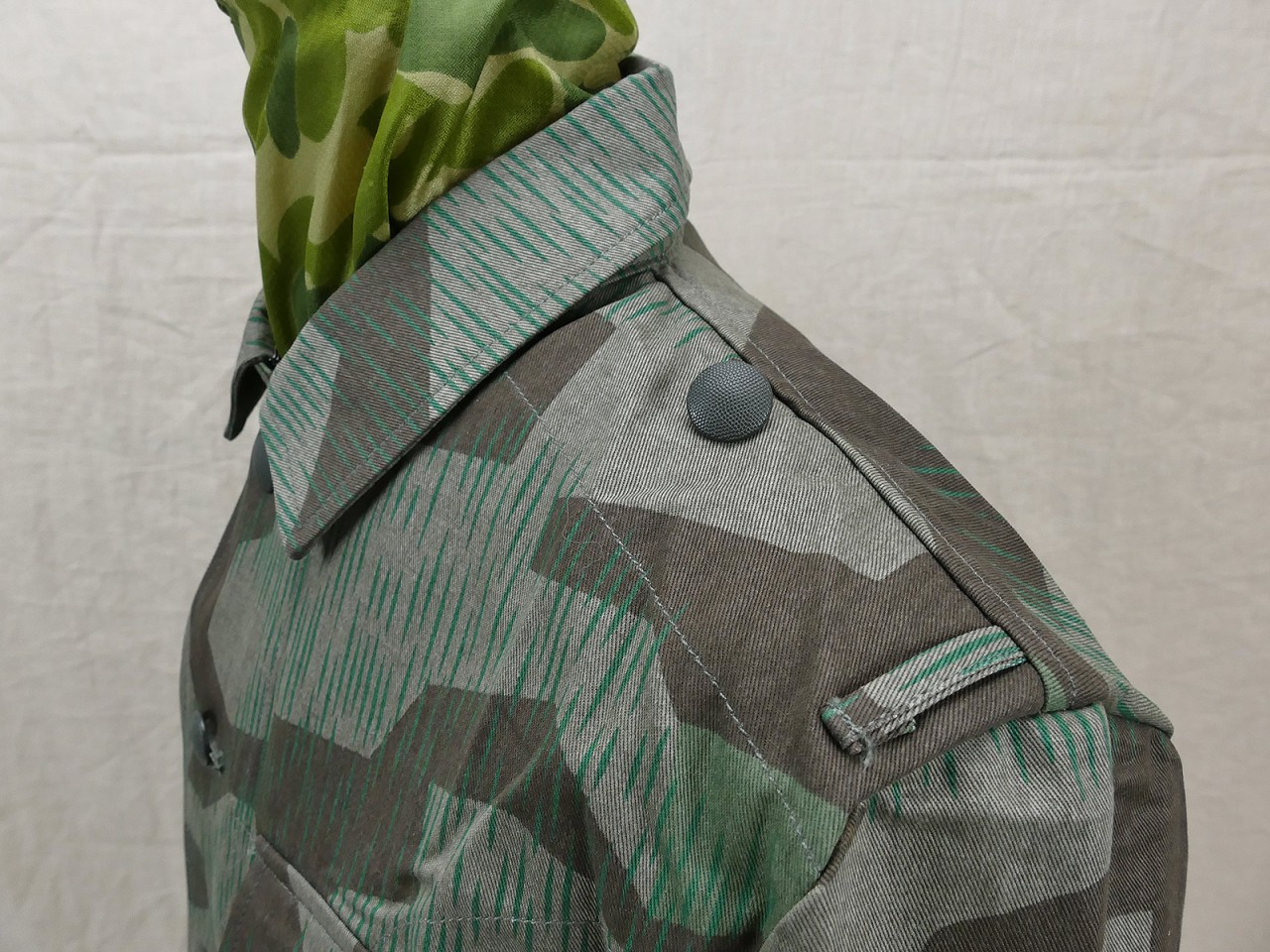 Wehrmacht splinter camouflage four pocket skirt field blouse camouflage ...