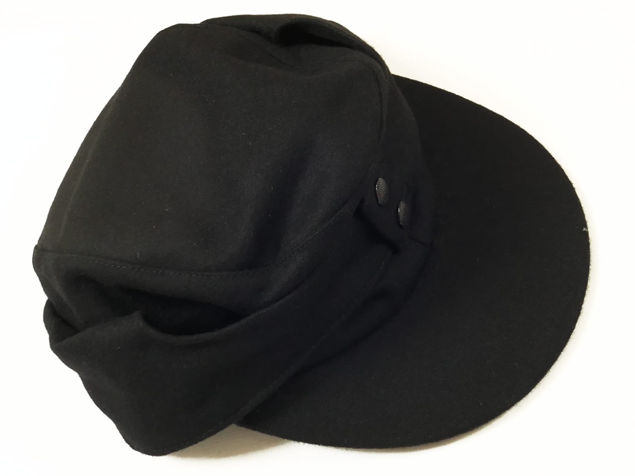 Wehrmacht M43 field cap tank black tank cap | Lomax Militaria