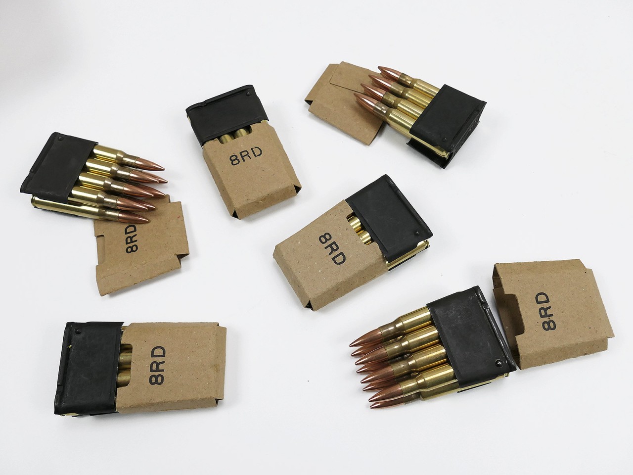 SET US ARMY M1 Garand M43 ammo bandolier with 48 rounds cal .30 M2 in 6 ...