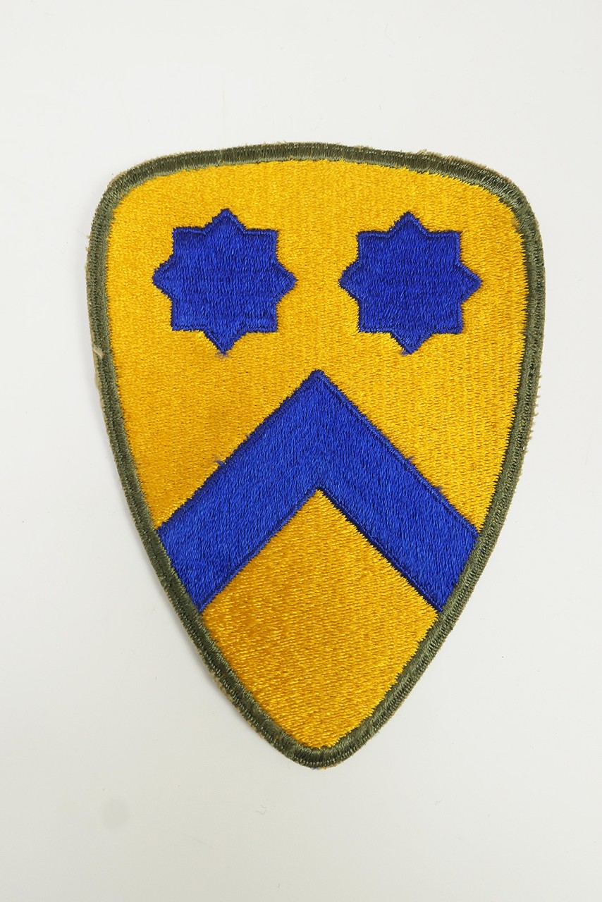 WW2 US ARMY 2nd Cavalry Division Patch Cut Edge | Lomax Militaria