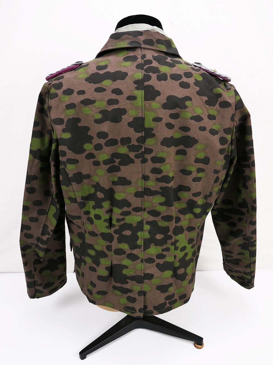 WH Panzer troop uniform ensemble camouflage jacket of Otl. A. Schulz ...