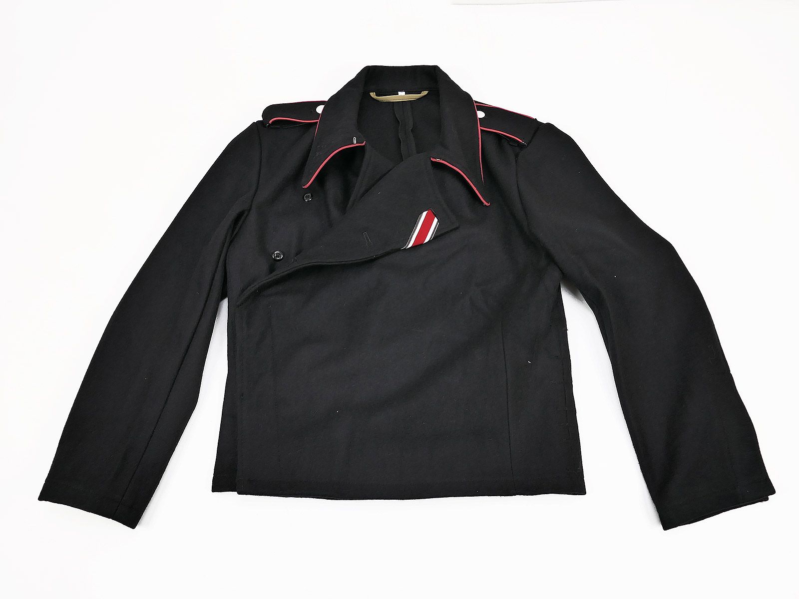Wehrmacht tank tunic, tank jacket, tank uniform with pink piping ...