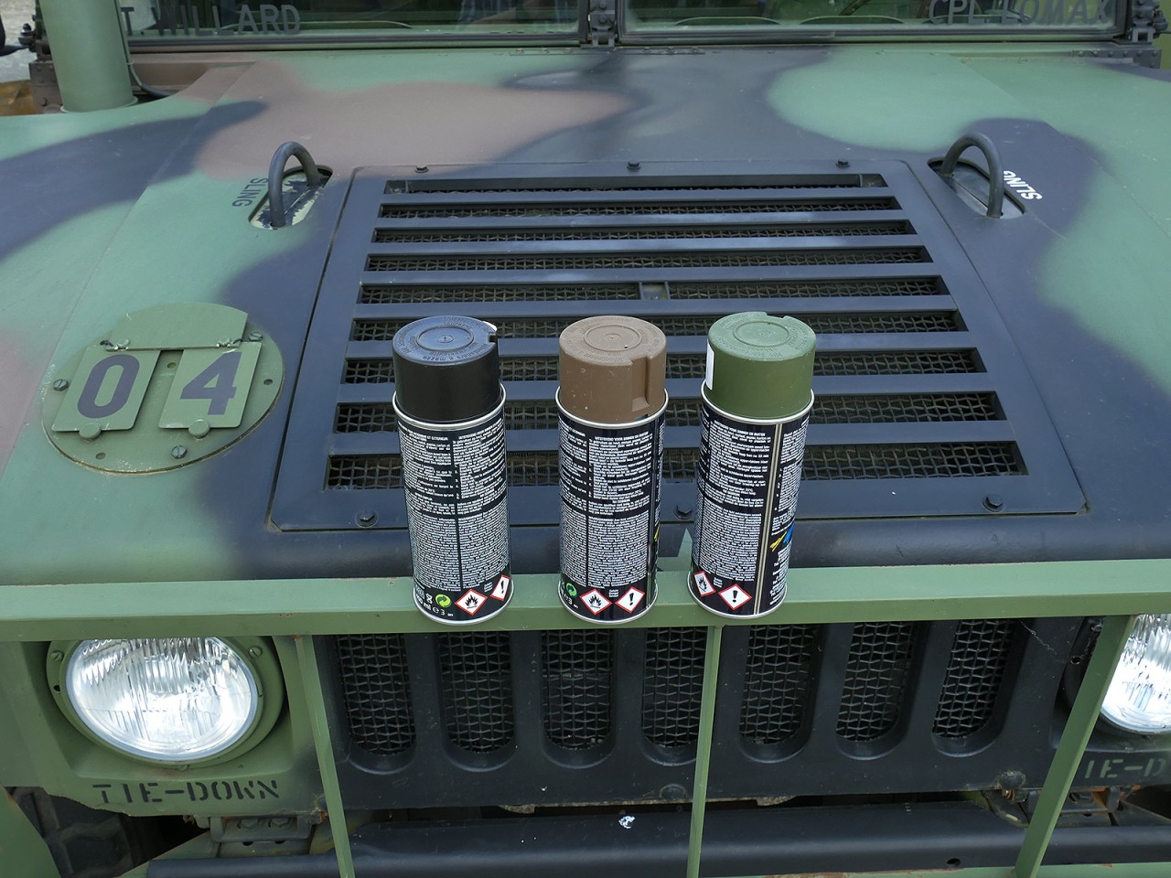 400ml paint, base price 25,00 €/L, restoration paint MATT Nato ...