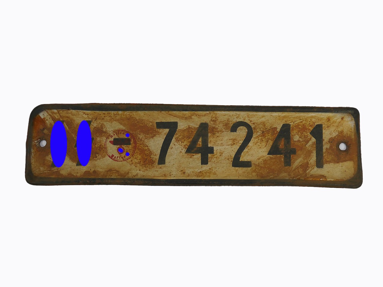 #G/ Waffen SS set license plate KFZ Kennzeichen Kübelwagen VW82 ...