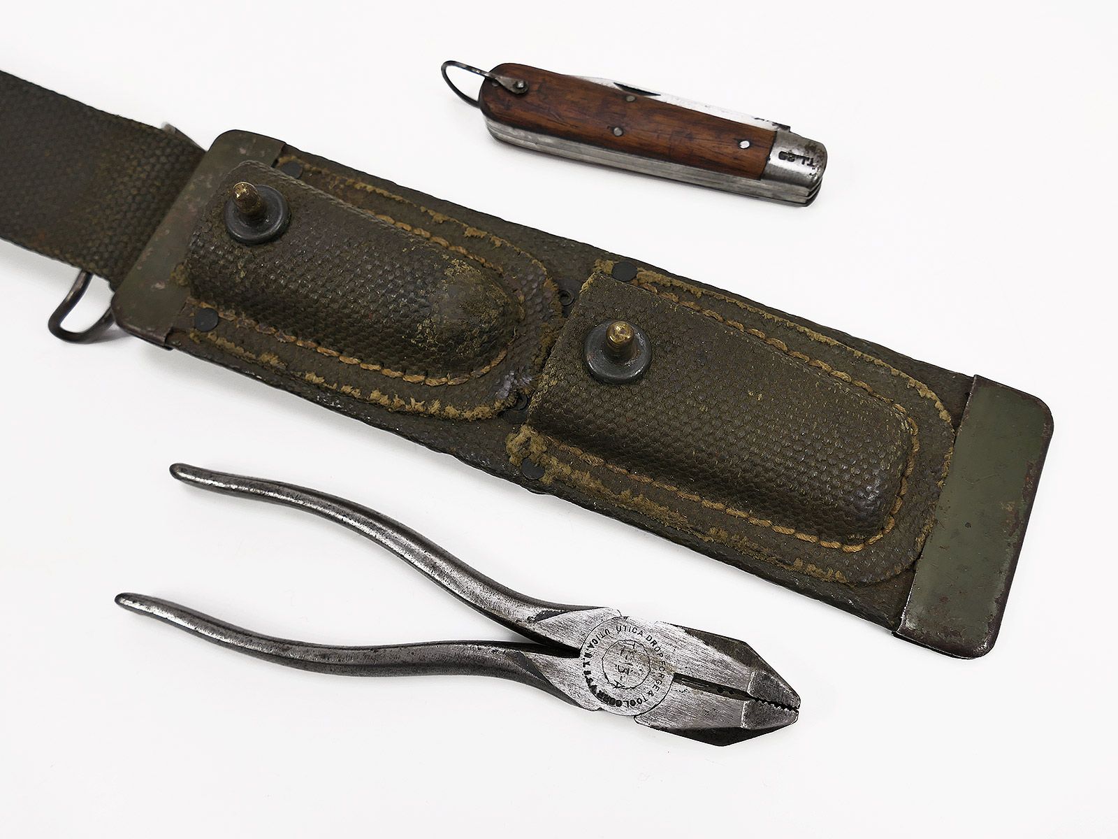 Original US ARMY WW2 Signal Corps Lineman's Tool Set with CS-34 CANVAS ...
