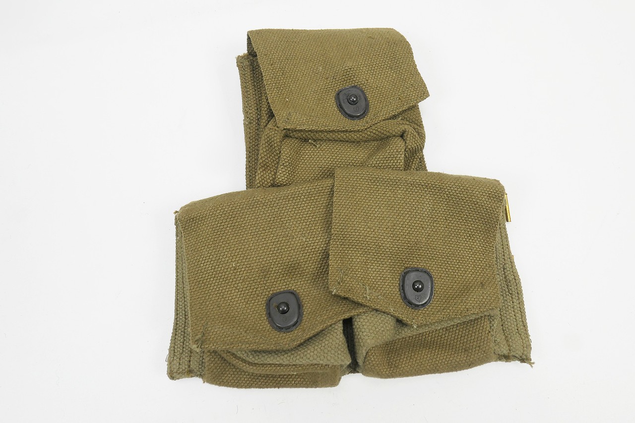 1x piece British Smle Lee Enfield Webbing Triple cartridge pouch ...