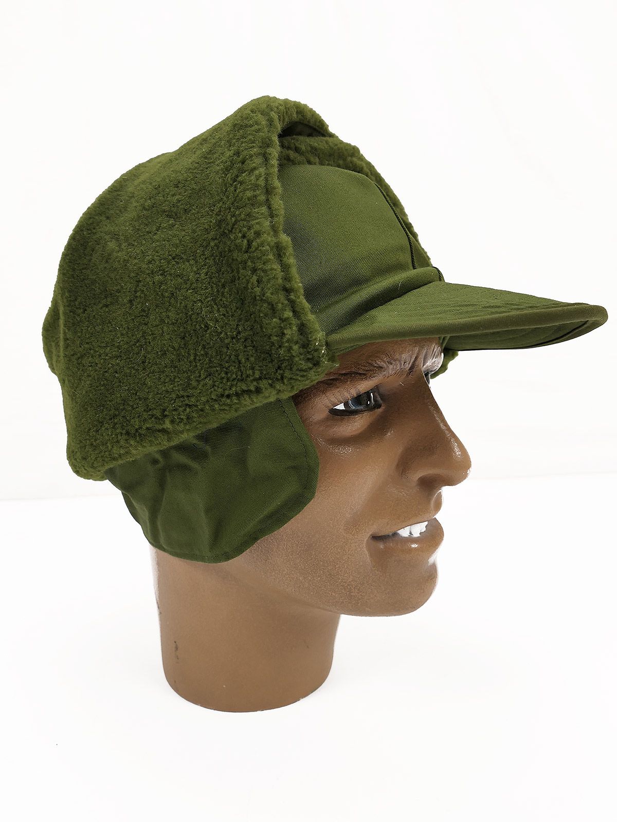 Denmark ARMY / Greenland Original Winter Cap Size 61 Web Fur Winter Cap ...